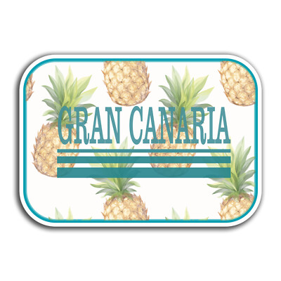 2 x 10cm Gran Canaria Cool Vinyl Stickers - Travel Sticker Laptop ...