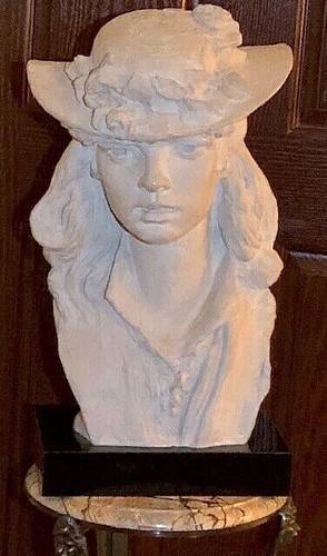 Austin Productions Bust "Young Girl with Roses In Her Hat 1979 Rodin ...