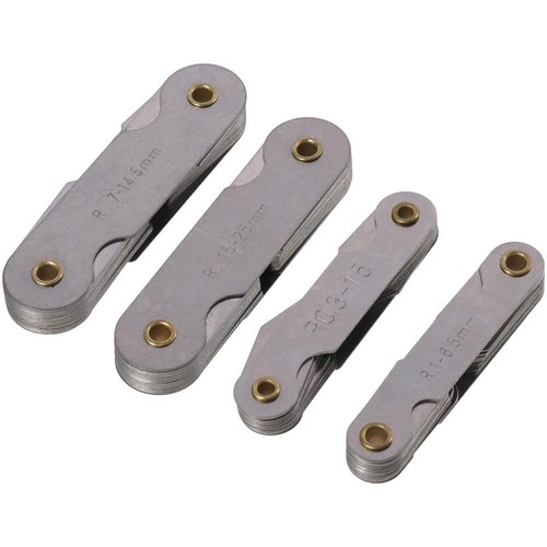 Metric Reading Radius Fillet Gage Tool and Die Makers Check ...