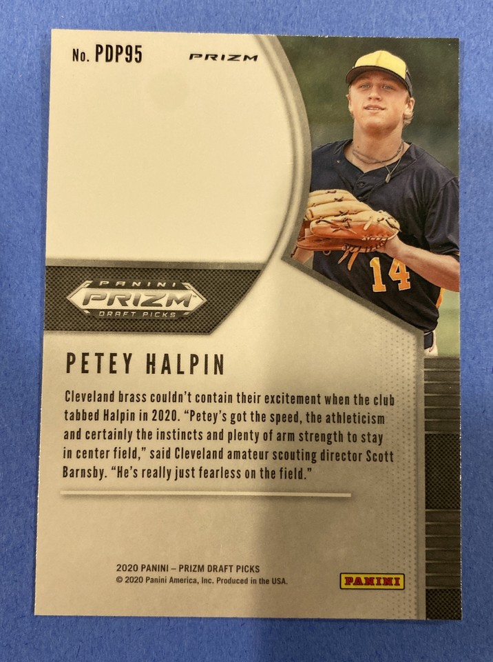 Petey Halpin 2020 Panini Prizm Draft Picks Green Base | eBay