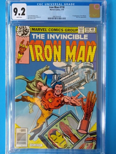 Iron Man #118 CGC 9.2 1st App. Jim Rhodes (War Machine-Roadie) 1/79 | eBay