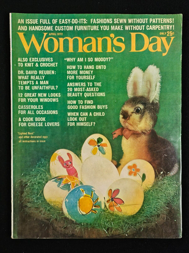 Woman's Day Magazine April 1972 Articles Recipes Advertising | eBay