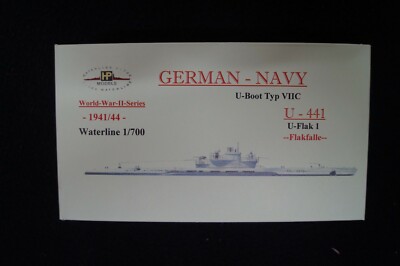 HP Models 1:700 WL U-Boot Typ VIIC U-441 als U-Flak 1- "Flakfalle ...