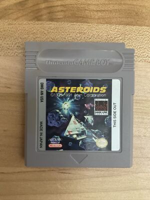 Asteroids by Accolade Nintendo Game Boy Original Authentic - Nice ...