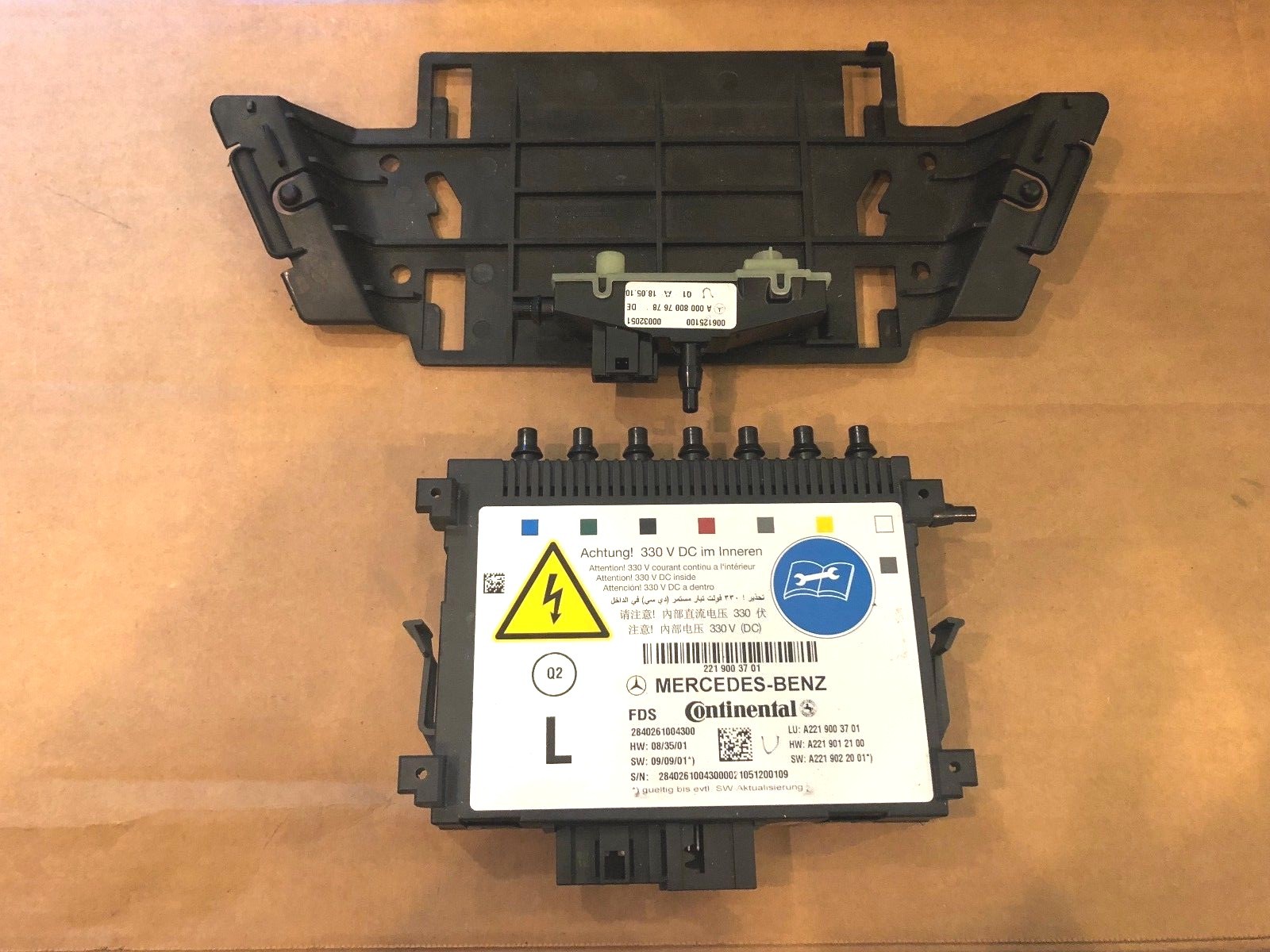 2007-2013 MERCEDES S550 S63 FRONT LEFT DYNAMIC SEAT CONTROL UNIT WITH ...