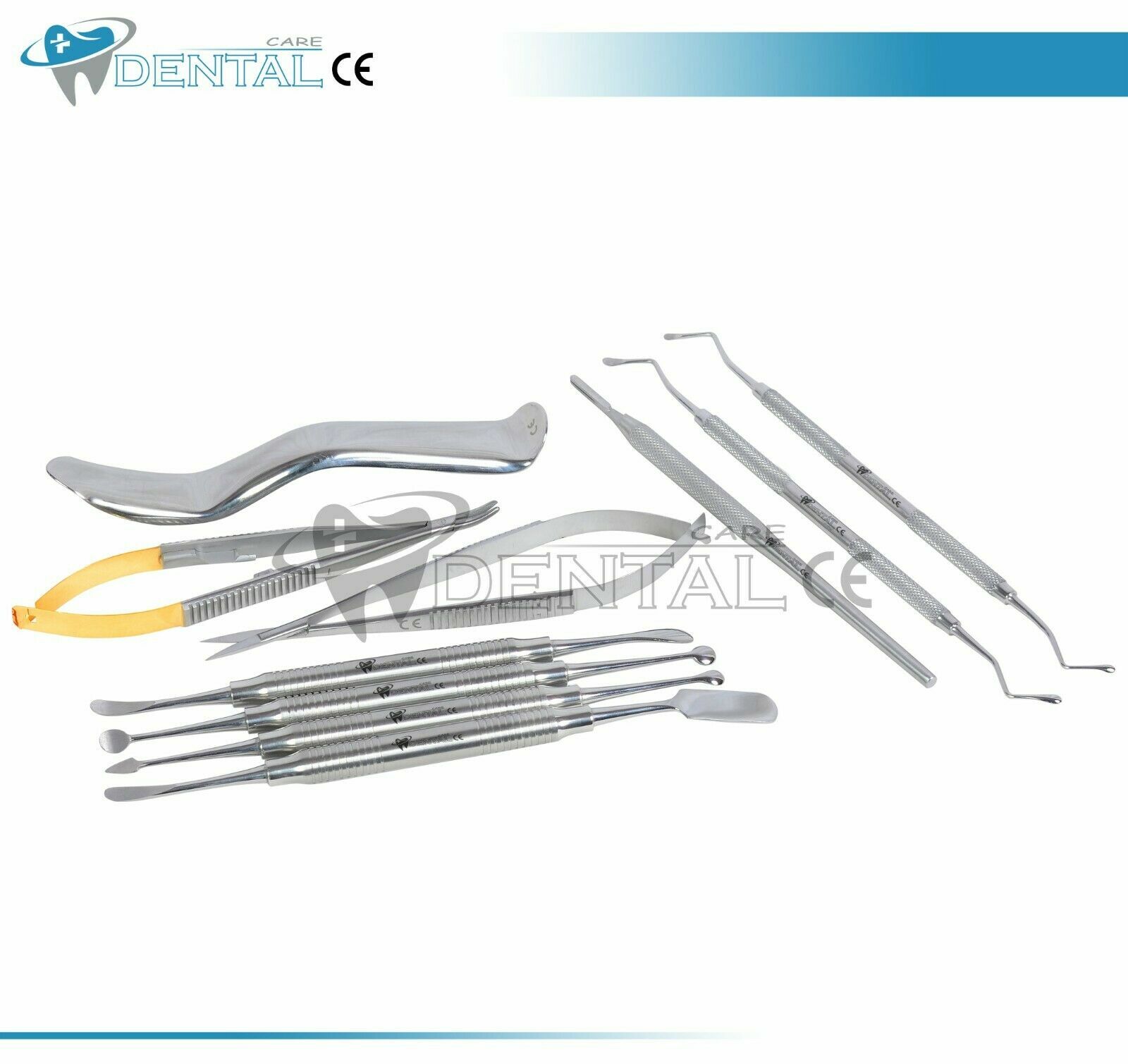 Dental Micro Oral Surgery Instruments Kit 10 Pcs For Dental Surgical ...