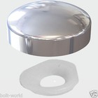 PLASTIC DOME SCREW COVER CAP CHROME WHITE BLACK BROWN - PLASTIDOME CAPS ...