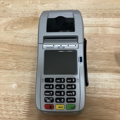 FirstDataFD130 Duo Card Reader Terminal Credit Card Machine Untested AS ...