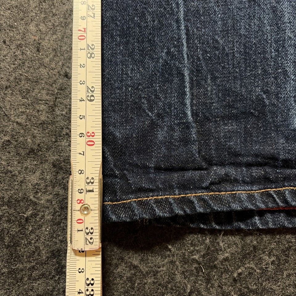 Raleigh Denim Selvedge Jeans Mens 36x32 Blue USA Made White Cone Jones ...