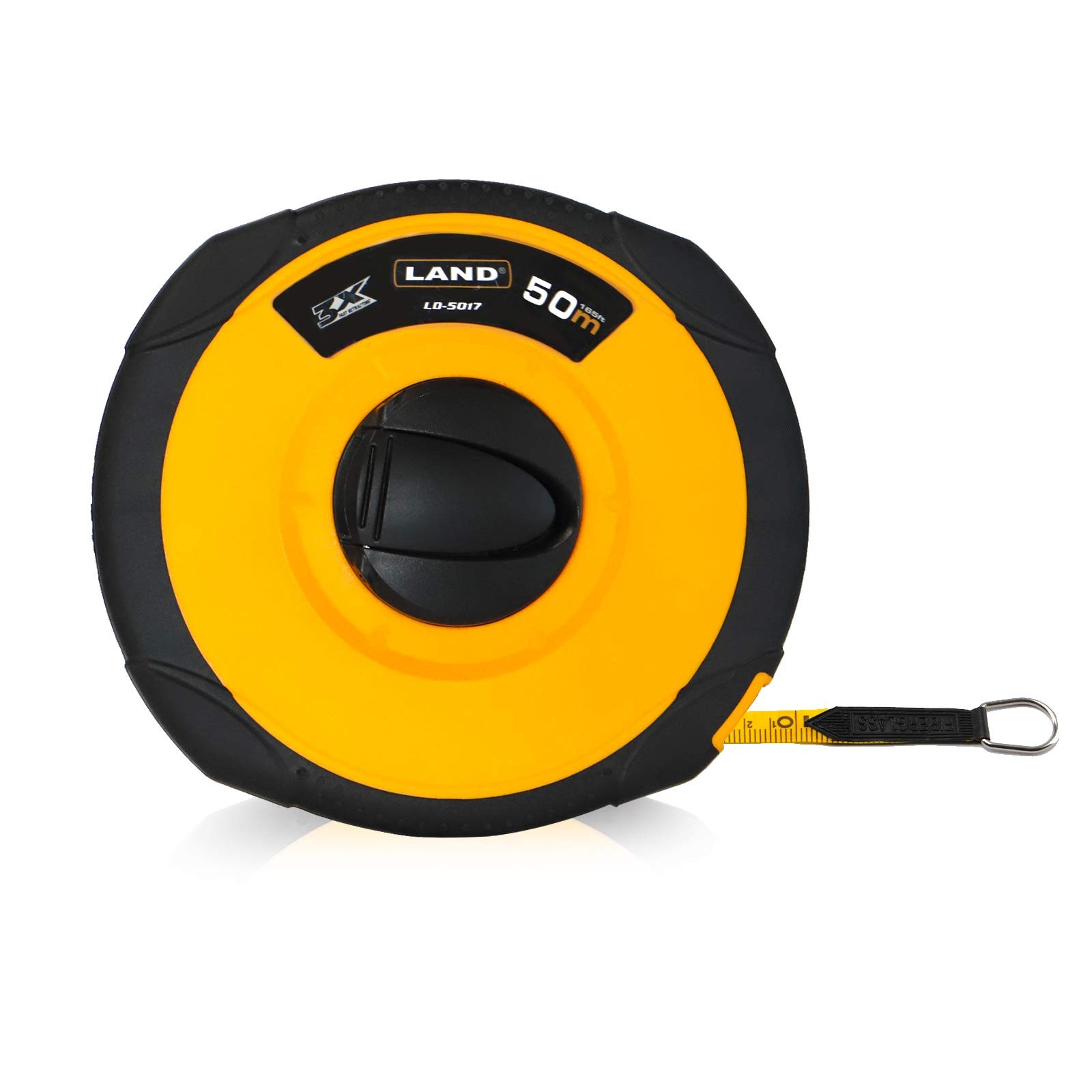 165FT/50M Fiberglass Tape Measure - Dual-Inch/Metric Scale Lightweight ...