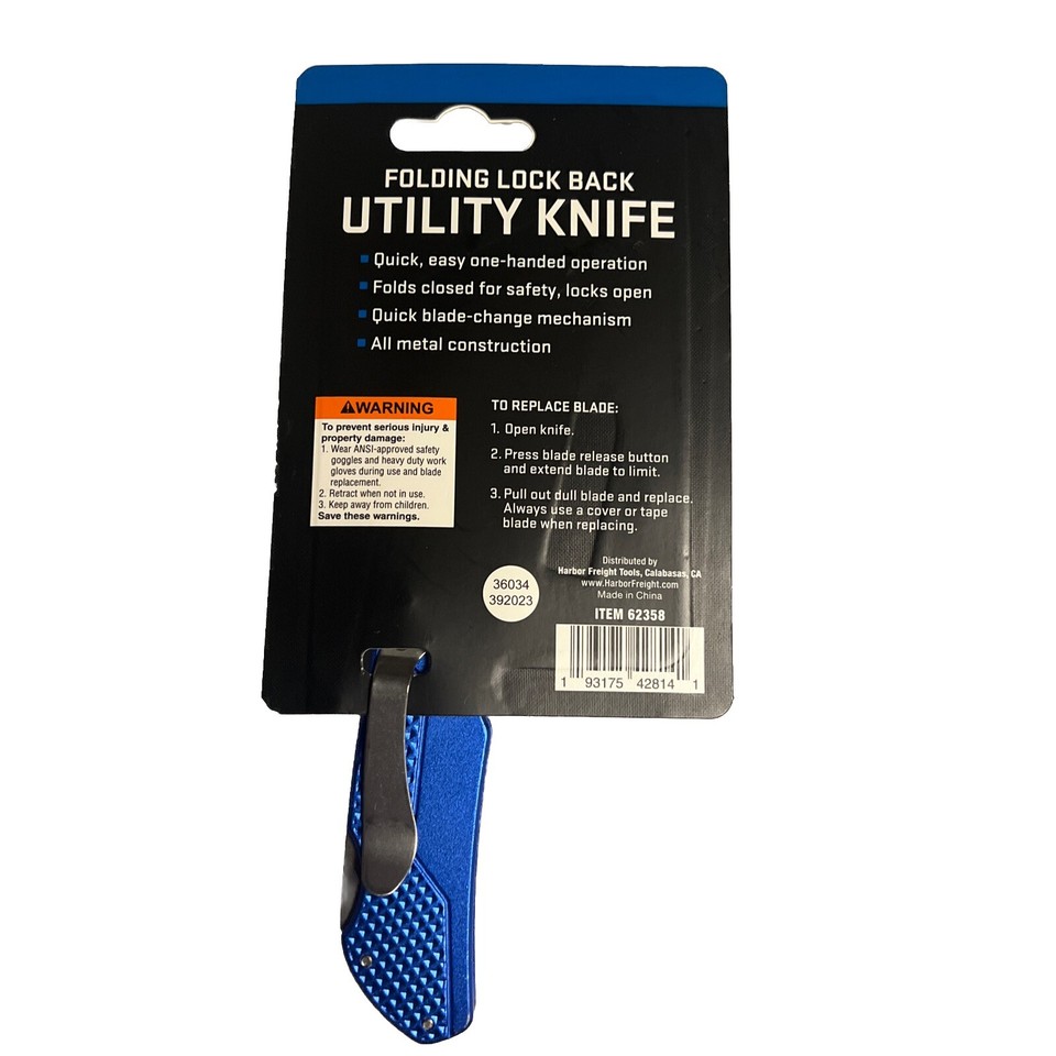 GORDON Folding Lock-Back Utility Knife | eBay