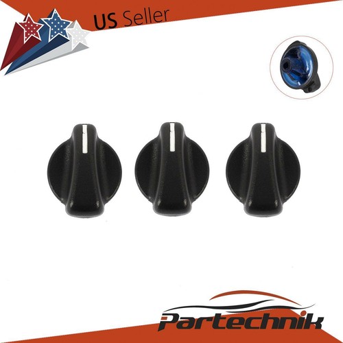 Set of 3 A/C Heater Control Knob Fan Switch For Dodge Ram Van Jeep ...