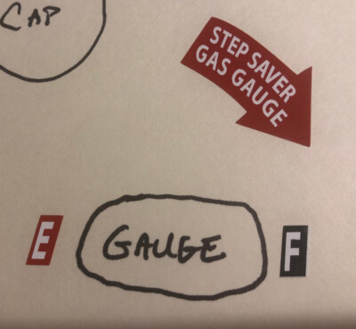 Clinton Engine Step Saver Gas Gauge Decal Set Of Six Two Sets | eBay