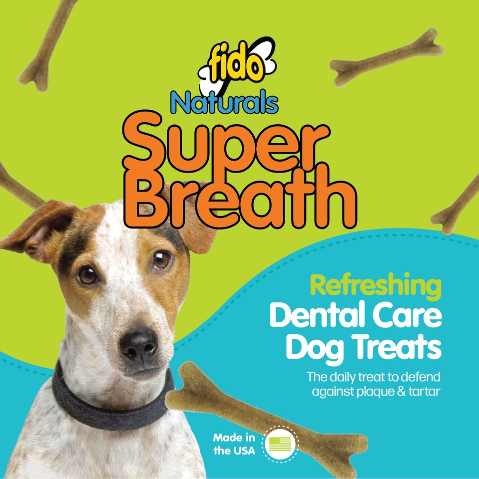 Fido Super Breath Dental Care Dog Bones with Chlorophyll - Small 13pk ...