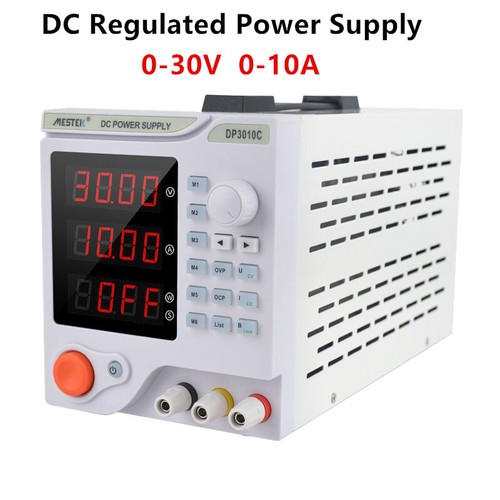 30V 10A Adjustable DC Regulated Power Supply 4-Digit Laboratory Test ...