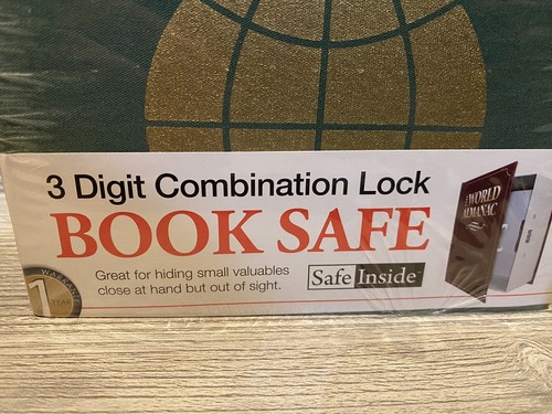 3 Digit Combination Lock Book Safe: World Geography Model 4090 Green | eBay