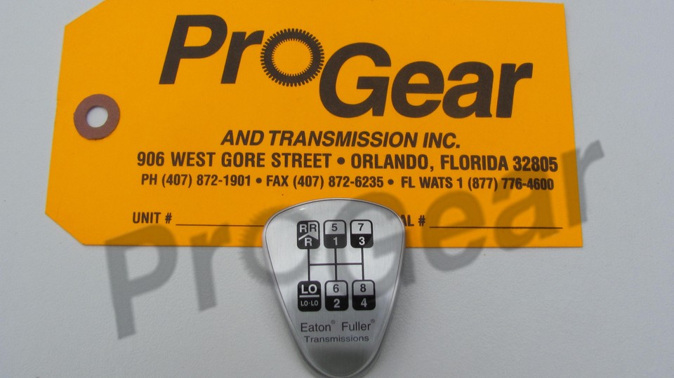 Eaton Fuller Genuine 8 speed LL Transmission Shift Medallion Pattern ...