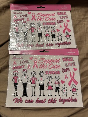 Breast Cancer Window Decals | eBay