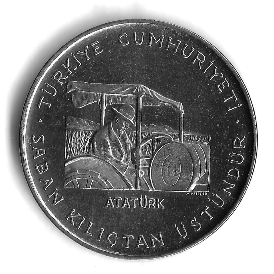 *Rare* 1970 Turkey / Turkiye 2 1/2 Lira FAO World Coin - Mintage ...
