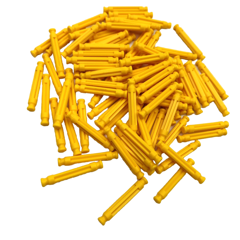100 MICRO Knex Yellow Rods .98" - K'nex Small Tiny Mini Parts | eBay