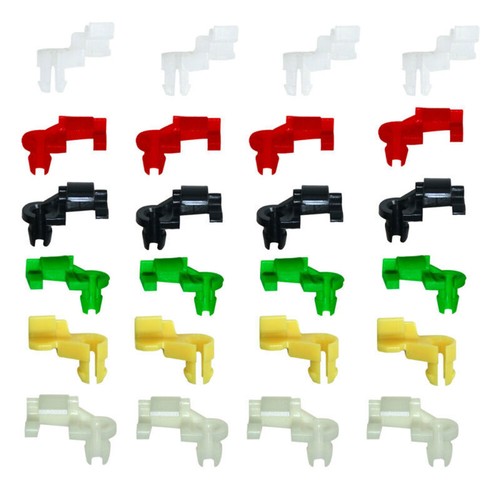 24pcs Car Plastic Rivets Door Lock Rod Clips 5mm Rod Push Fasteners ...