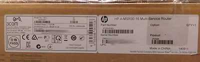 NEW HP / 3Com / H3C A-MSR30-16 Multi Service Router JF233A RT-MSR3016 ...