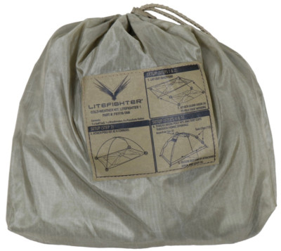 USGI LiteFighter Cold Weather Kit (For 1 man tent) Coyote W/ 4 Snow ...