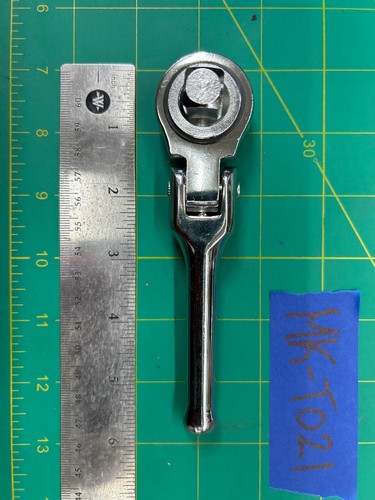 Vintage 5.75" Pittsburgh Pro Stubby Flex Head Ratchet Tool, Made In U.S ...