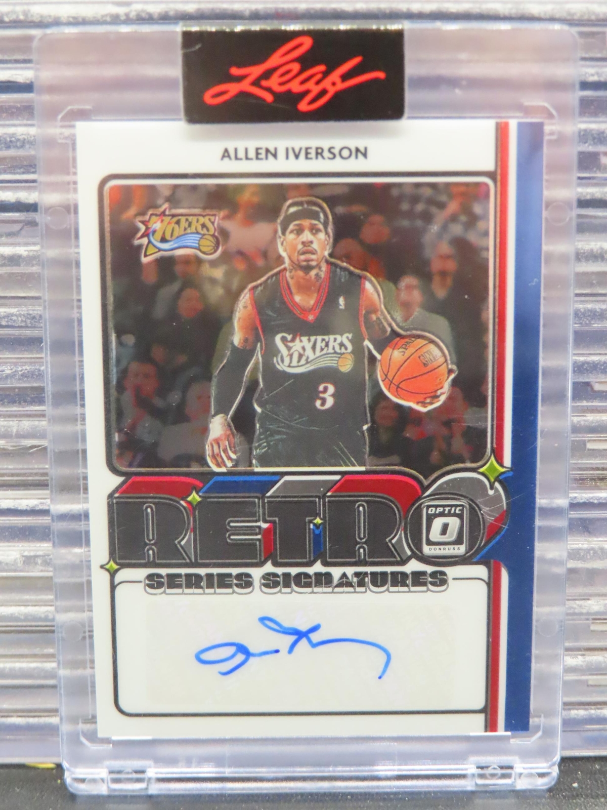2020-21 Donruss Optic Allen Iverson Retro Series Signatures Auto #24/49 ...