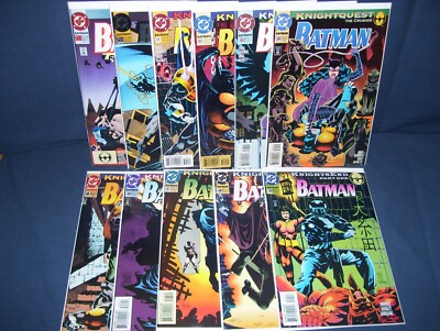 Batman Comic Lot #500 -#509 DC Comics 11 Issues 1993/1994 with Variant ...