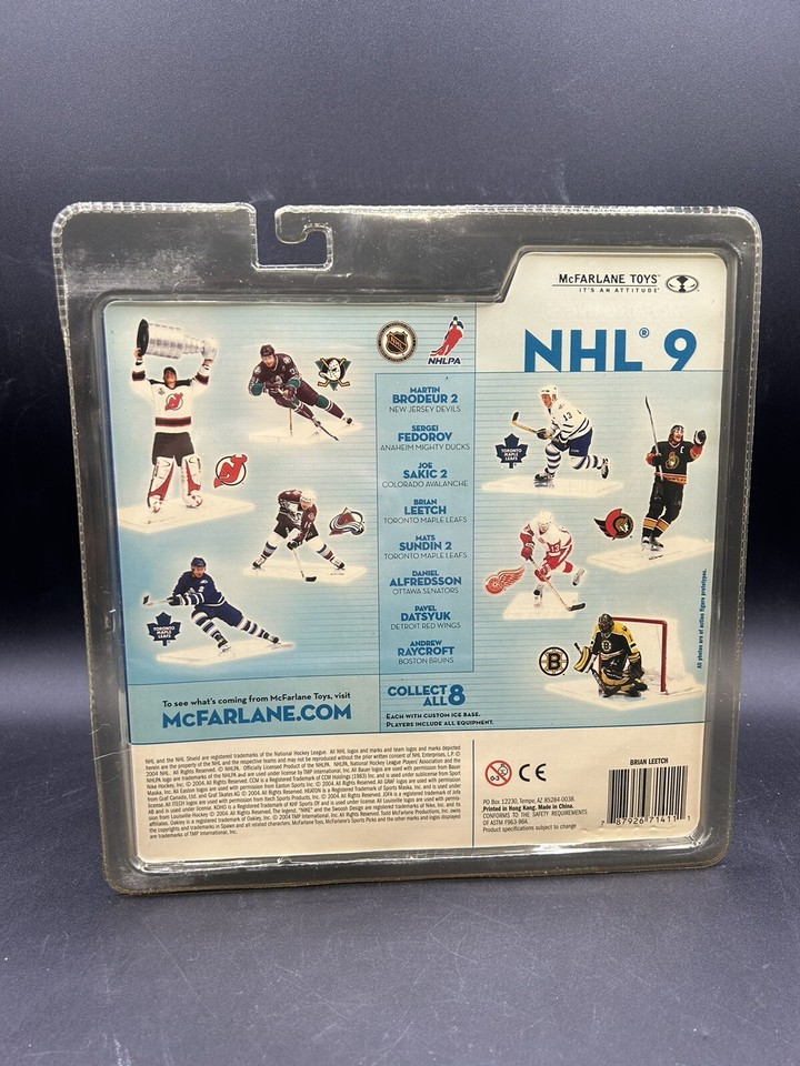 Brian Leetch McFarlane 2004 Series 9 Figure Blue Jersey Toronto Maple ...