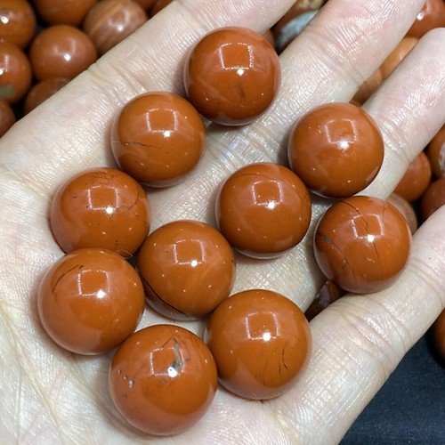 50pcs Wholesale Natural Red jasper Ball Quartz Crystal Sphere healing ...