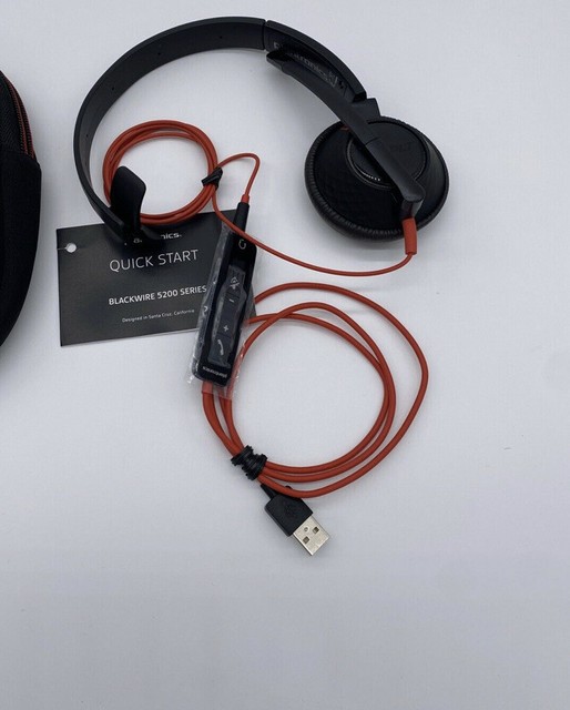 Poly Blackwire 5200 Series C5210 USB Monoaural Headset - Black for sale ...