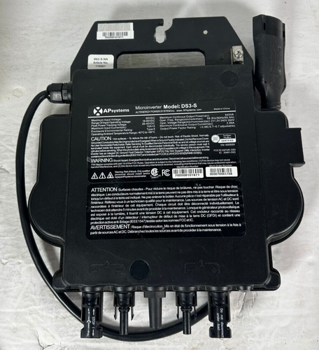 Used APsystems DS3-S Single Phase Dual-Module Microinverter Solar ...