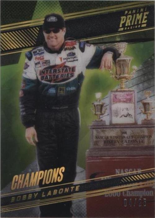 2023 Panini Prime - Champions Bobby Labonte #75 Holo Gold /25 for sale ...