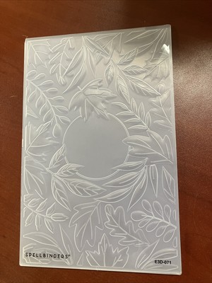 Spellbinders 3D Embossing Folder, Autumn Serenade #E3D-071 | eBay