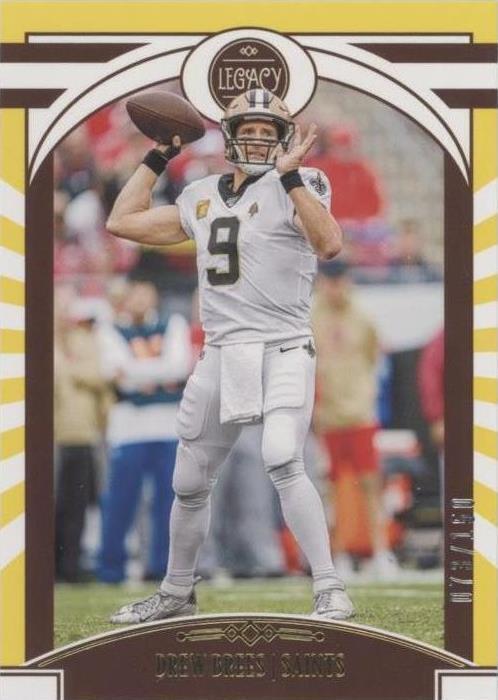 2020 Panini Legacy - Drew Brees #77 Yellow /150 for sale online | eBay