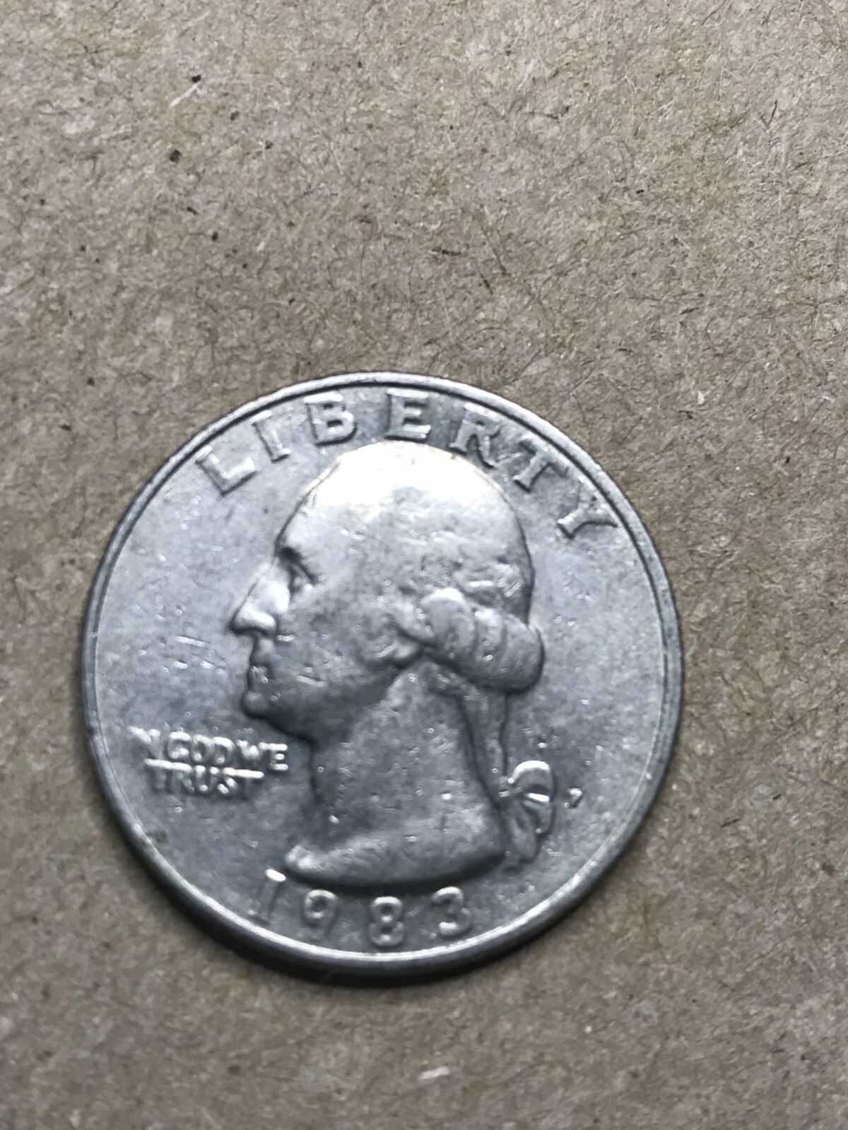 1983 P WASHINGTON QUARTER ERROR ! FILLED IN P MINT MARK ERROR | eBay