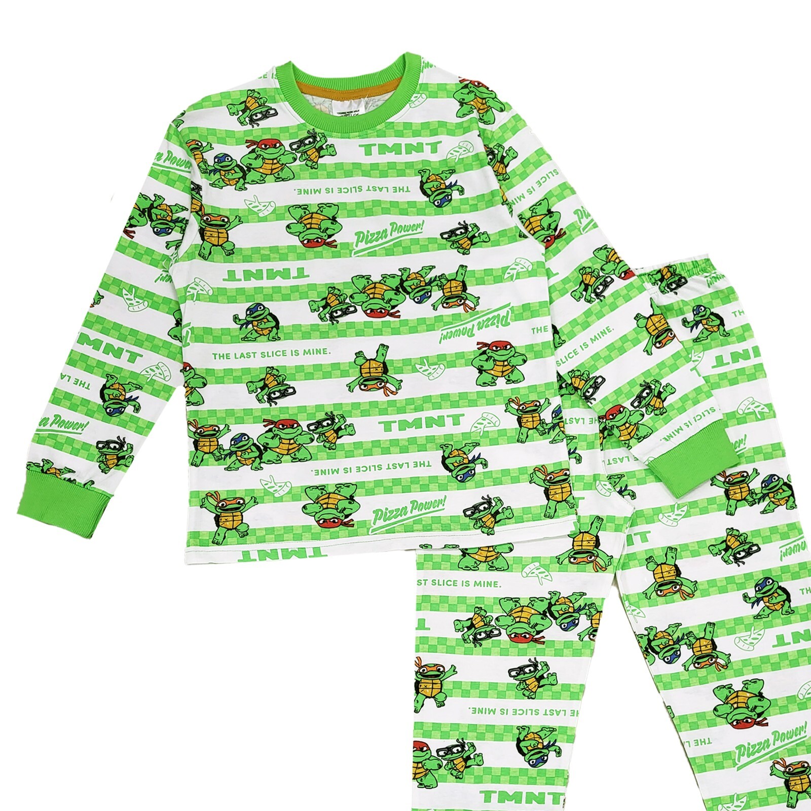 Boys Teenage Mutant Ninja Turtles Pyjamas Character Nightwear PJs 4-12 ...