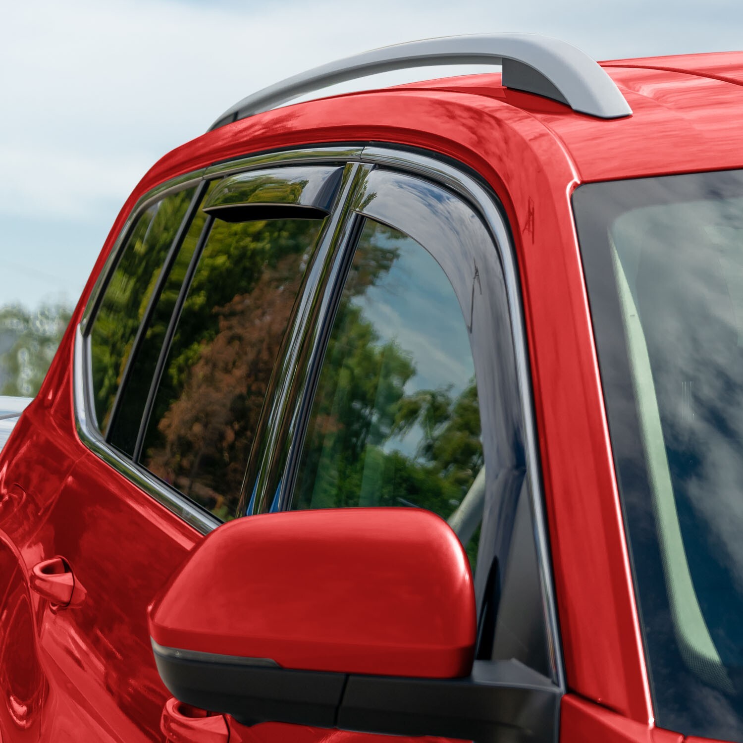 Sun Rain Visors Wind Rain Guards for 2018-2024 Volkswagen Atlas ...