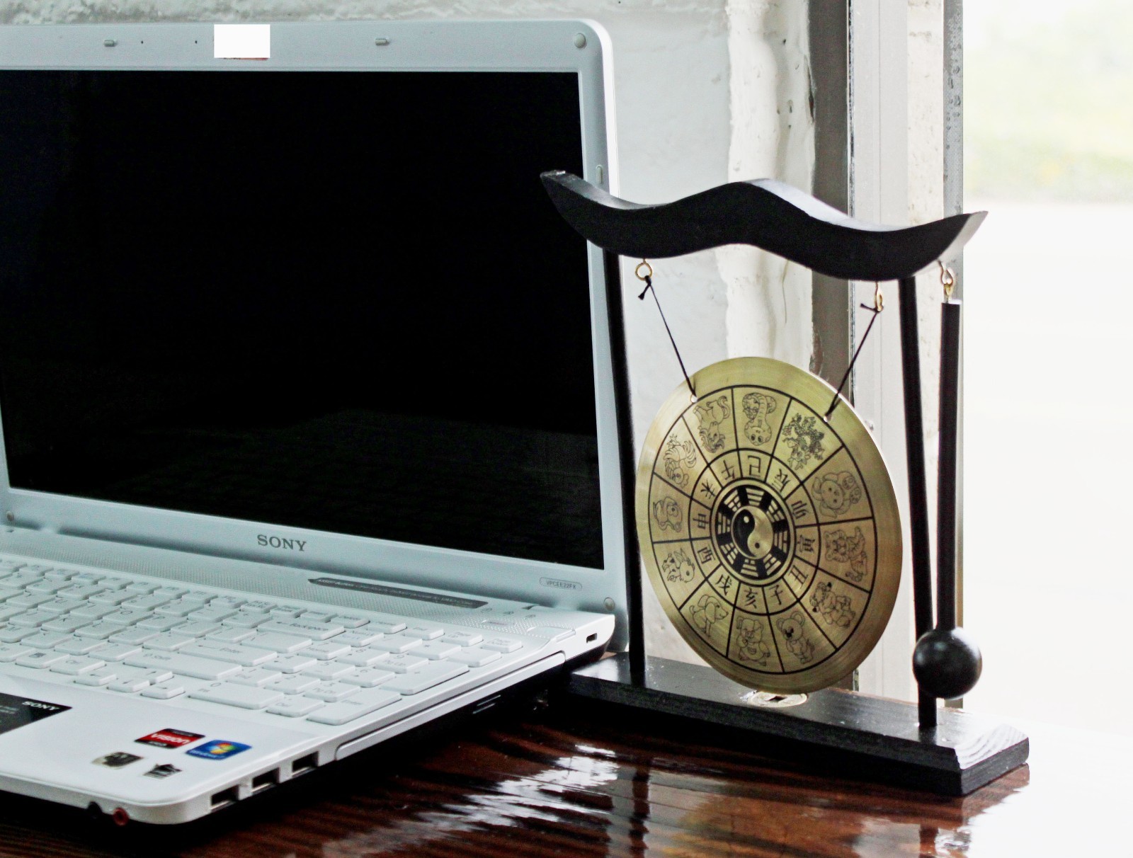 Zen Table Gong 12 Chinese Zodiac Feng Shui Meditation Desk Bell Home ...