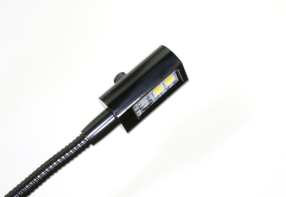 PilotLights Mini Gooseneck Panel Light with SWITCH, Map Light -12V ...