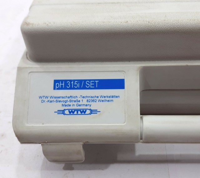 WTW Ph 315i 2a10-100 Handy Waterproof Ph/mv Professional Meter Case ...