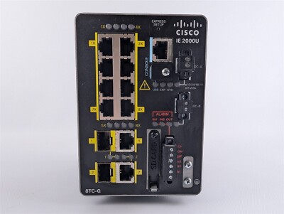 Cisco IE-2000U-8TC-G Fast Managed 8 port Industrial Ethernet Switch ...