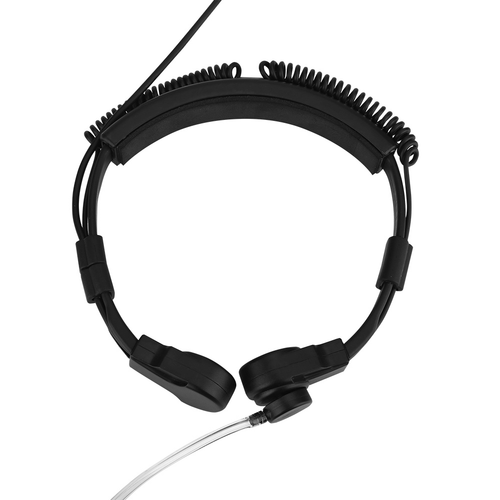 Throat Mic Covert Acoustic Tube Earpiece Headset PTT For Mobile Phon ...