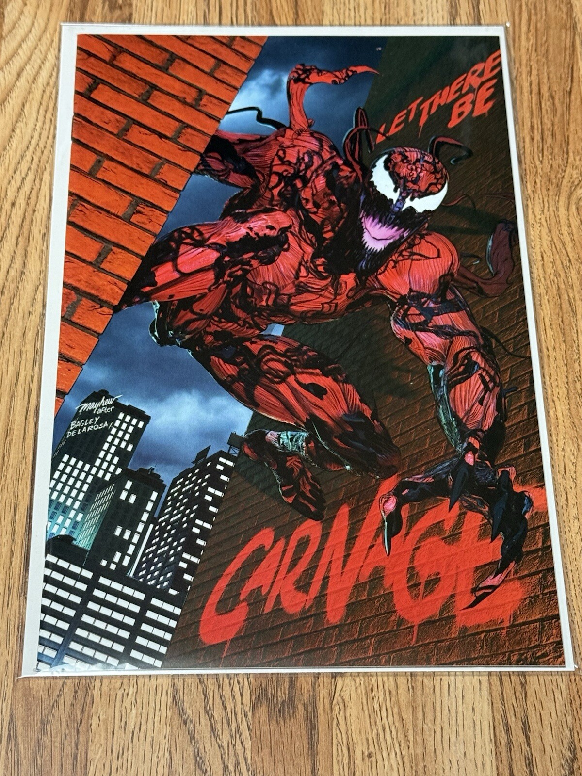 VENOM #33 * MIKE MAYHEW VIRGIN VARIANT CARNAGE HOMAGE LETHAL PROTECTOR ...