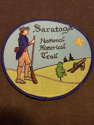 VTG SARATOGA National Historical Trail BSA Iron On Patch | eBay