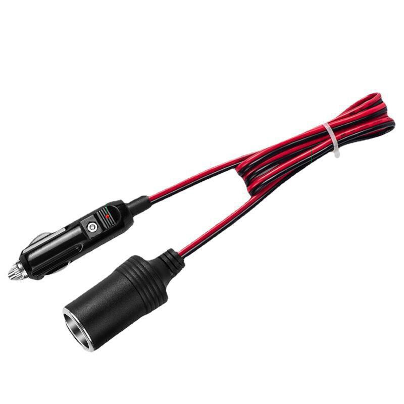Cigarette Lighter Extension Cable 12V Cigarette Lighter With 3M