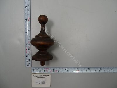 WOODEN TOP FINIAL FOR GERMAN REGULATOR WALL CLOCKS | eBay