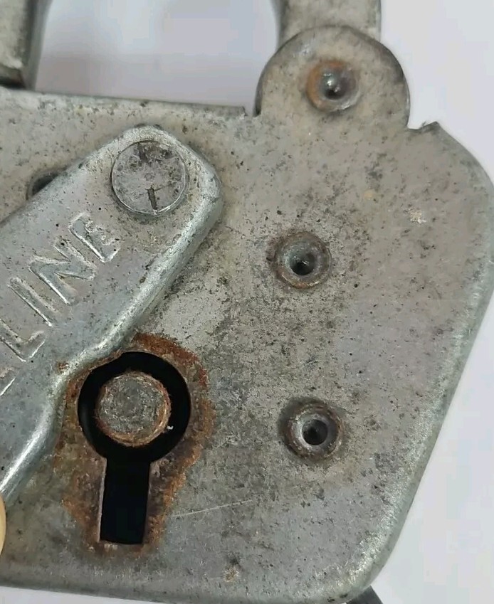 Vintage KELINE Padlock Loco ~ No Key | eBay